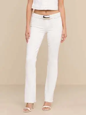 L'Agence Sneeki Low-rise Straight-leg Jean