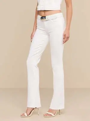 L'Agence Sneeki Low-rise Straight-leg Jean