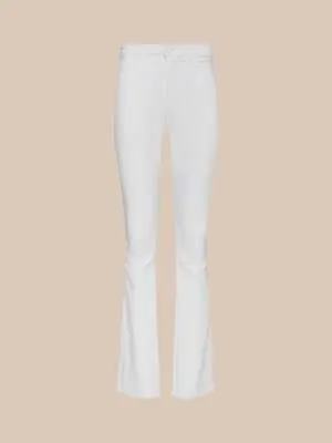 L'Agence Cara Low-rise Bootcut Jeans - Blanc