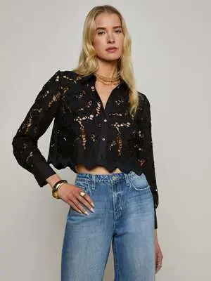 L'agence Scalloped Blouses