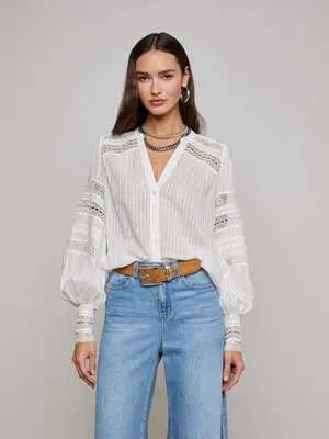 L'agence Sheer Blouses