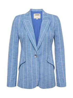 L'Agence Chamberlain Pinstriped Blazer
