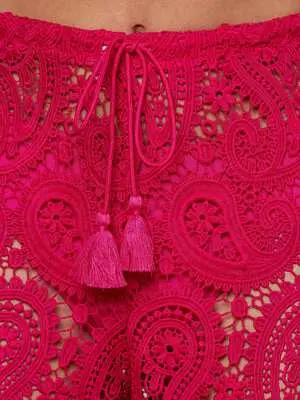 L'Agence Geraldine Cover-up Pants - Fuschia