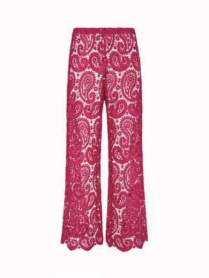 L'Agence Geraldine Cover-up Pants - Fuschia