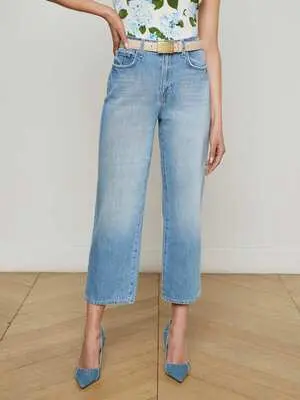L'Agence June Cropped Stovepipe Jean