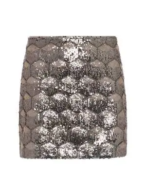 L'Agence Leroy Sequin Mini Skirt