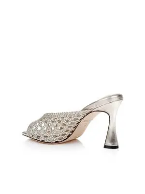 L'Agence Jacques Leather Mule - Gold Leather