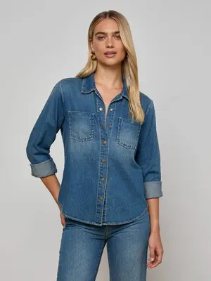 Women's Blue Denim Shirts