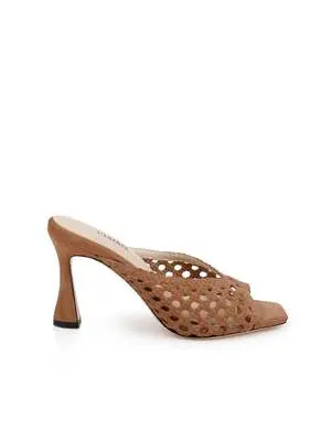 L'Agence Jacques Suede Mule - Sand Suede