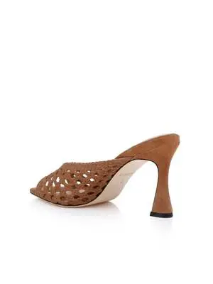 L'Agence Jacques Suede Mule - Sand Suede
