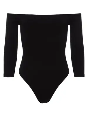 L'Agence Evelyn Off-the-shoulder Bodysuit
