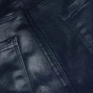 L'AGENCE Selma Coated Bootcut Jean - Deep Midnight Coated