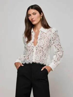 L'agence Criss-cross Shirts For Women