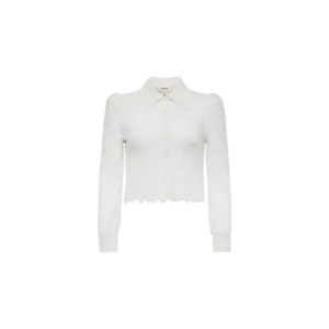 L'Agence Anita Lace Blouse Top - Ivory