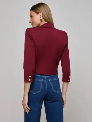 L'Agence Kumi Cropped Blazer