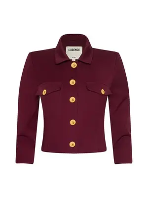L'Agence Kumi Cropped Blazer
