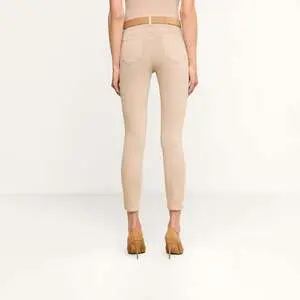 L'AGENCE Margot Cropped Skinny Jean - Biscuit