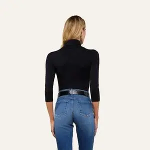 L'Agence Aja Turtleneck - Black