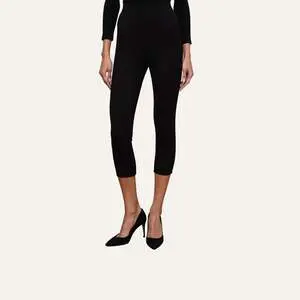 L'Agence Dee Capri Pants - Black