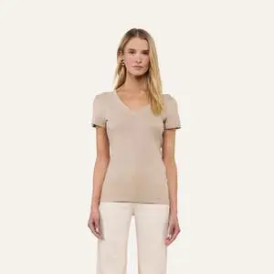 L'agence V Neck T-shirts For Women