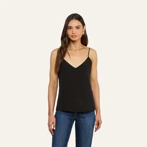 L'Agence Jane Silk Camisole - Black
