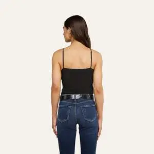 L'Agence Jane Silk Camisole - Black