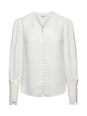 L'Agence Ava Blouse Top - Ivory