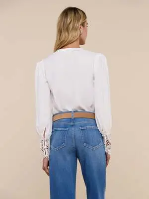 L'Agence Ava Blouse Top - Ivory