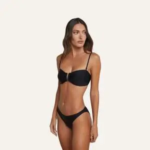 L'Agence Krysta Bandeau Top - Black