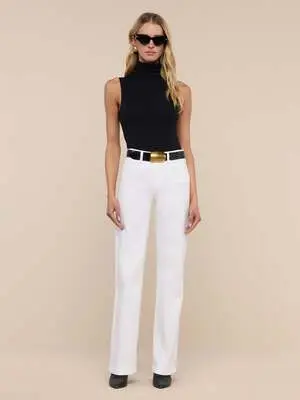 L'Agence Ceci Sleeveless Turtleneck - Black