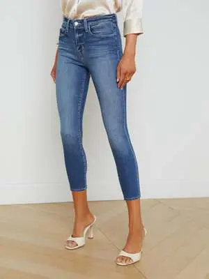 L'Agence Margot Cropped Skinny Jean - Cambridge