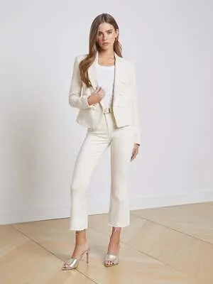 L'Agence Brooke Open-front Blazer
