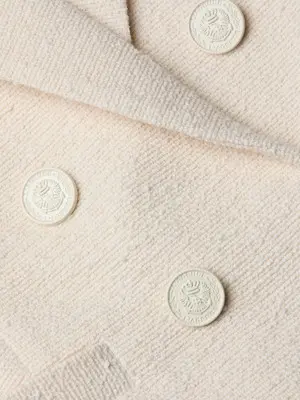 L'Agence Brooke Tweed Blazer - Ecru