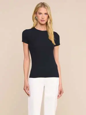 L'Agence Ressi Micro-rib T-shirt