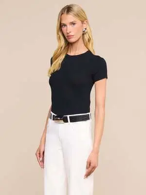 L'Agence Ressi Micro-rib T-shirt