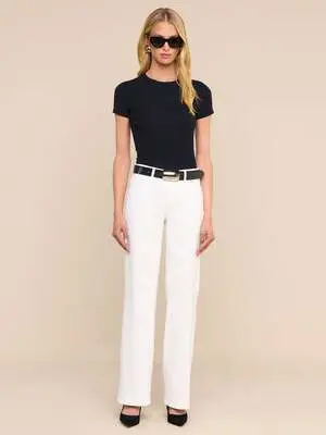 L'Agence Ressi Micro-rib T-shirt