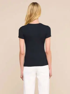 L'Agence Ressi Micro-rib T-shirt