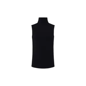 L'Agence Ceci Sleeveless Turtleneck - Micro Modal Black
