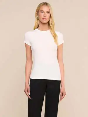 L'Agence Ressi Micro-rib T-shirt