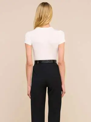 L'Agence Ressi Micro-rib T-shirt