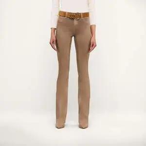 L'Agence Selma Coated Bootcut Jeans Rye Coated