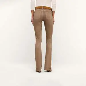 L'AGENCE Selma Coated Bootcut Jeans - Rye Coated
