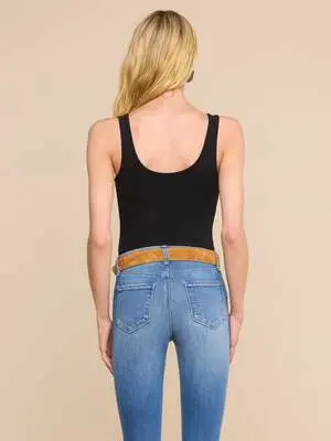 L'Agence Nica Scoopneck Bodysuit - Black