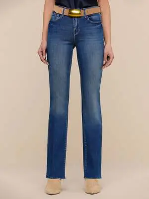 L'Agence Sneeki Low-rise Straight-leg Jeans - Hasting