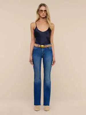 L'Agence Sneeki Low-rise Straight-leg Jeans - Hasting
