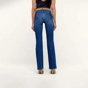 L'Agence Sneeki Low-rise Straight-leg Jeans