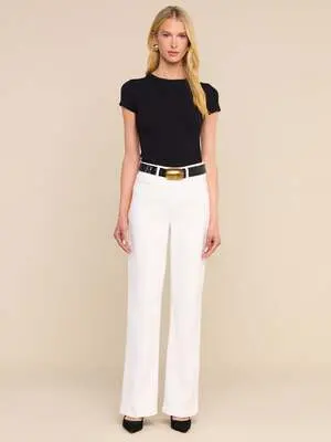 L'Agence Scottie Wide-leg Jean - Blanc