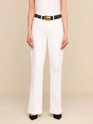 L'Agence Scottie Wide-leg Jean - Blanc