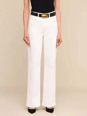 L'Agence Scottie Wide-leg Jean - Blanc