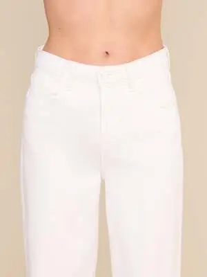 L'Agence Scottie Wide-leg Jean - Blanc